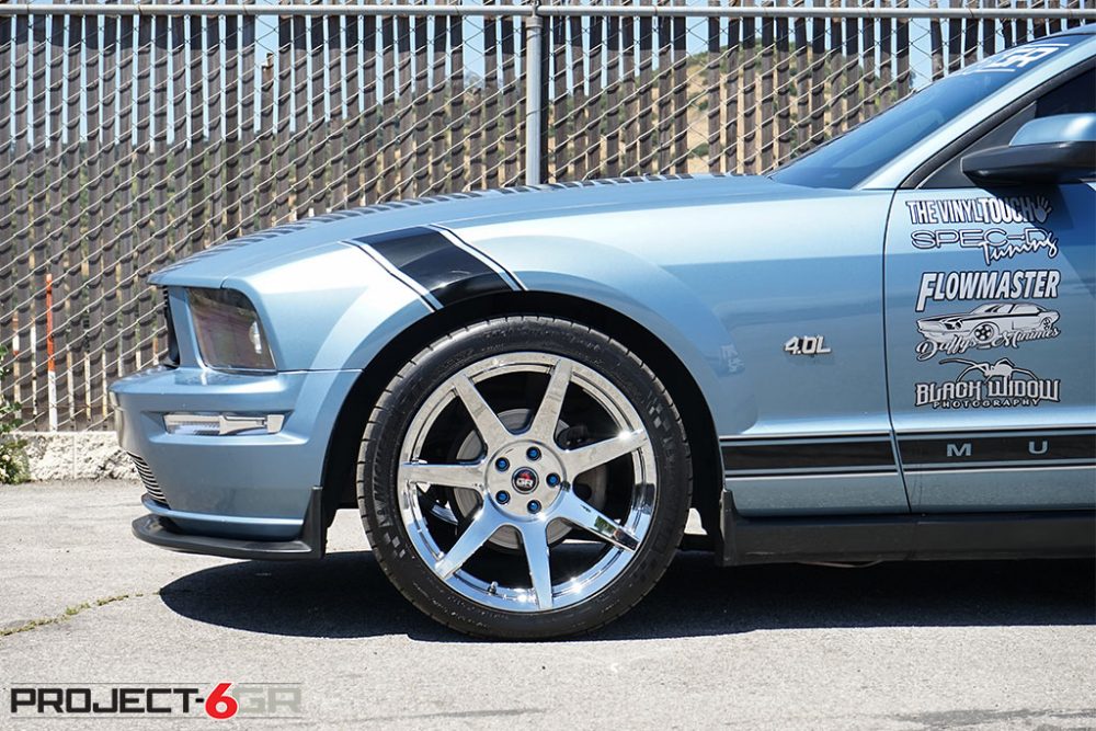 Keeping it Classic worlds First Chrome Plated Project 6GR wheels on a ...