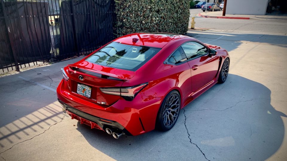 2021 Lexus RCF Outfitted With Vossen Hybrid-Forged HF-2 Wheels Custom ...